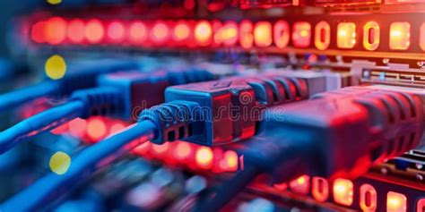 Modern Data Center With Highspeed Network For Efficient Operations And Seamless Communication