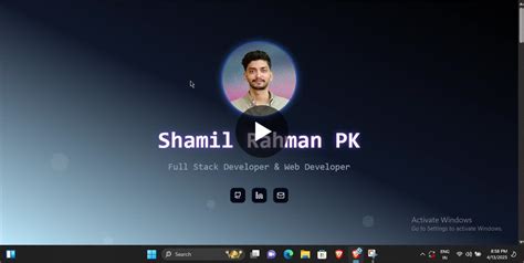 Nextjs Webdevelopment Portfolio Tech React Shamil Rahman P K