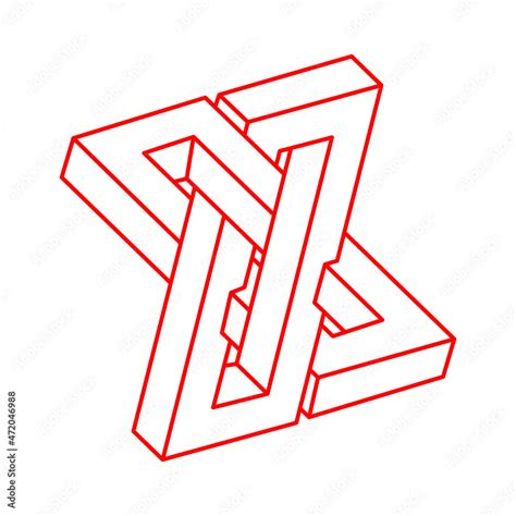 Impossible Optical Illusion Shapes Optical Art Objects Logo