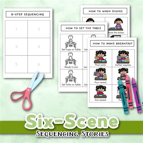 Free Printable 6 Scene Sequencing Cards