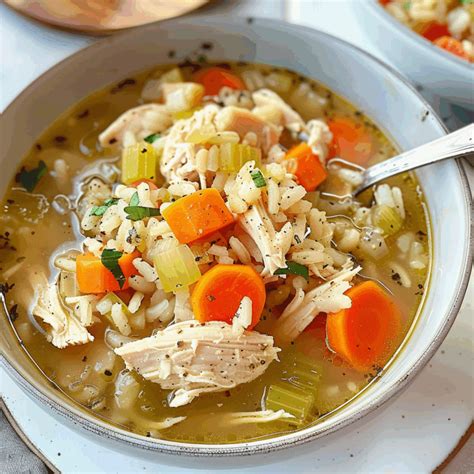 Instant Pot Chicken And Rice Soup