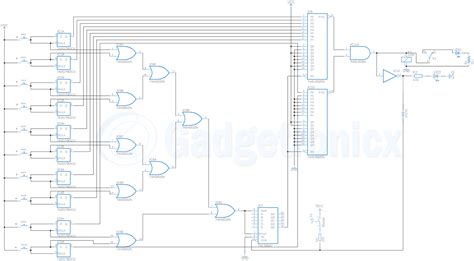 Digital Code Lock Circuit Without Using Microcontroller Gadgetronicx
