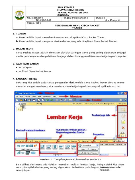 Smkbd Pengenalan Menu Cisco Packet Tracer Pdf