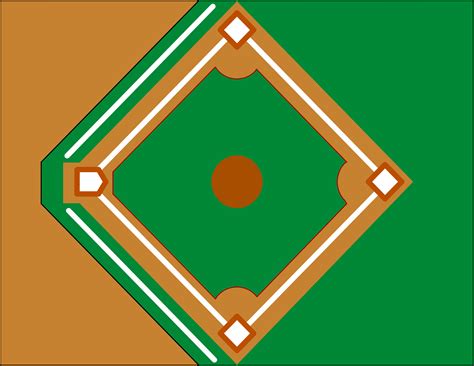 Clipart Baseball Diamond