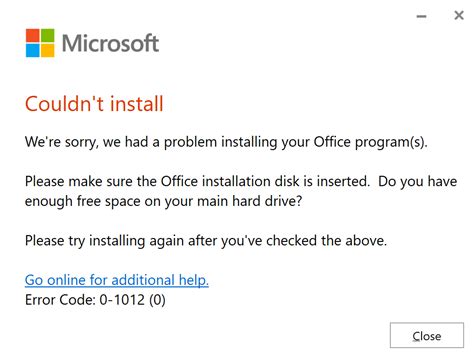 Office Wont Install Error Error Code 30015 2025 1610 Microsoft