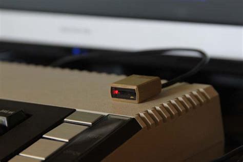 Tiny Functional Floppy Disk Drive Replica Reads MicroSD Cards