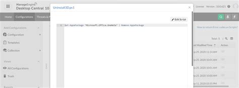 如何使用powershell脚本卸载microsoft apps