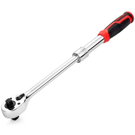 Extendable Ratchet Wrench 1 2 And 3 8 Dual Drive