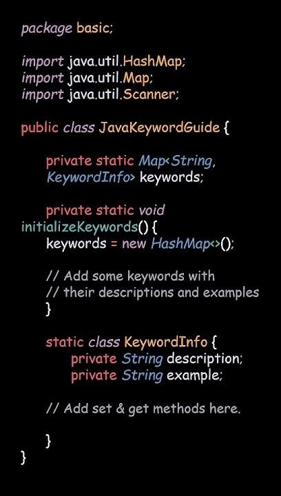 Java Keywords Guide P1 Beginner Java Programming Coding Tutorial Advanced Learning
