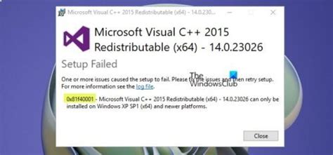 Fix X F Microsoft Visual C Error On Windows
