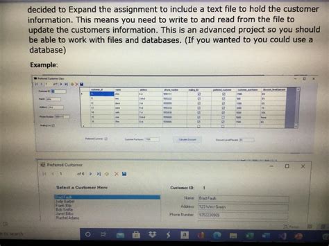 Create A Preferred Customer Class In C With A