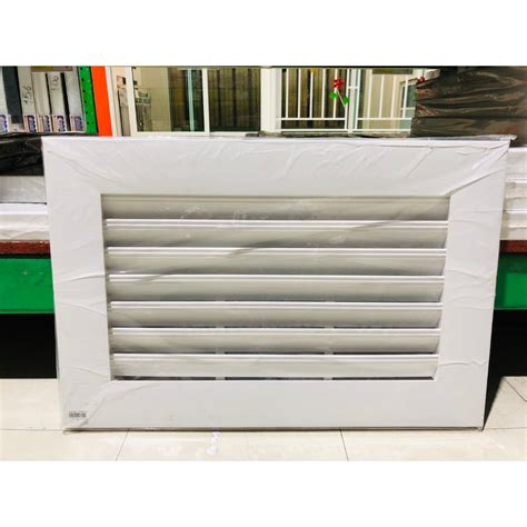 ช่องระบายอากาศ Pvc Wt Iv02 40x60 ซม สีขาว มีมุ้งลวด Shopee Thailand