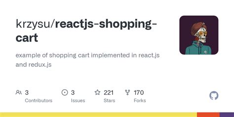 Github Krzysureactjs Shopping Cart Example Of Shopping Cart