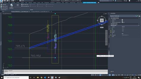 Help Property Sets Profile Projection Label Projection Elevation