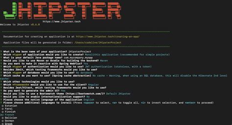 Jhipster With Spring Boot Java And Spring Trends