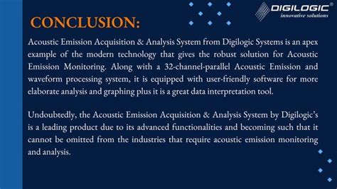Acoustic Emission Acquisition And Analysis Systems Pptx Technology And Computing