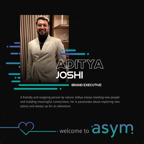Aditya Joshi On Linkedin Glad To Have Joined Asymmetrique As A Brand
