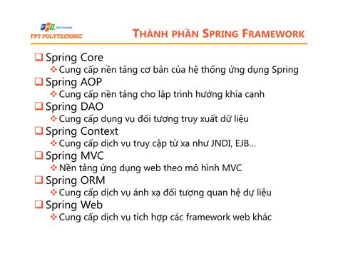 bài giảng lập trình java 5 bài 1 giới thiệu spring mvc trường Đại