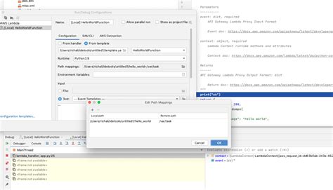 Python Debug Is Not Showing The Code But Stops · Issue 3159 · Awsaws Toolkit Jetbrains · Github
