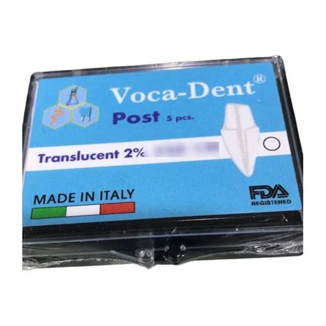 Translucent Fiber Post Kit 20 Post 4 Drills