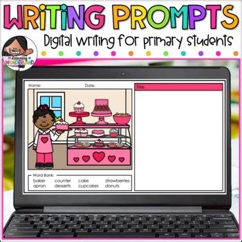 February Digital Writing Prompts Made For Google Slides TPT