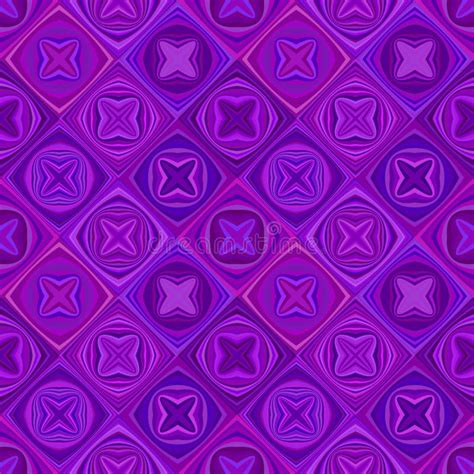 Purple Abstract Diagonal Curved Shape Tile Mosaic Pattern Background Stock Vector Illustration