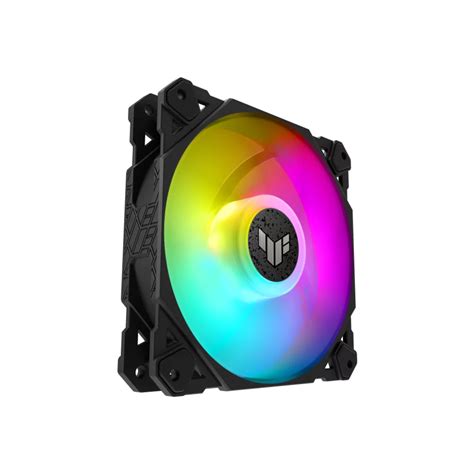 Asus Tuf Gaming Tf120 Argb Chassis Fan 3 Pin Customizable Leds Blade Advanced Fluid Dynamic