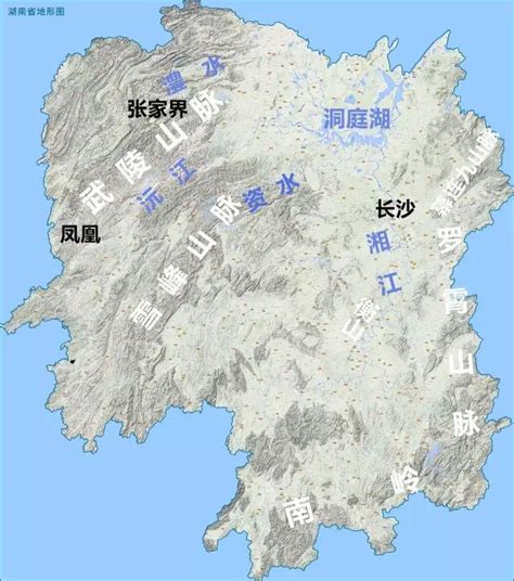 湖南省的地势特征 湖南地势什么高什么低 湖南省的地形地貌 大山谷图库