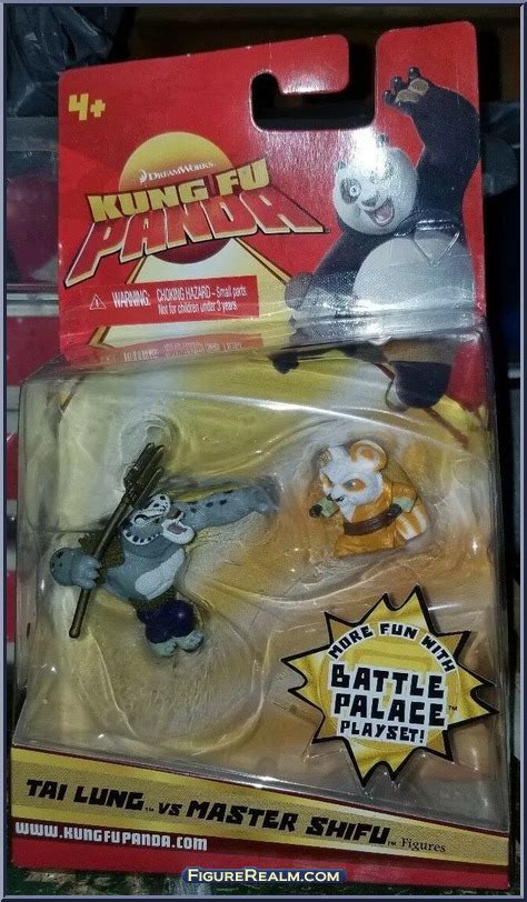 Tai Lung And Master Shifu Kung Fu Panda Basic Series Mattel Action