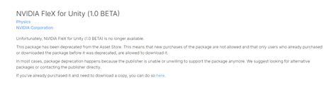Nvidia Flex Plugin Retired Runity3d