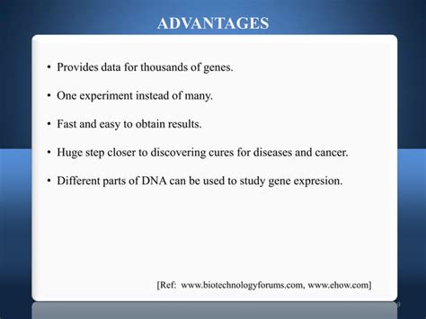 Dna Microarray Dna Chips Pptx