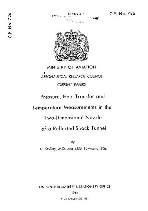 Pdf Pressure Heat Transfer And Temperature Measurements In Naca