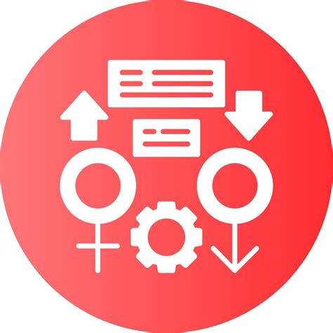 Gender Equality Solid Gradient Circle Icon 67138742 Vector Art At Vecteezy