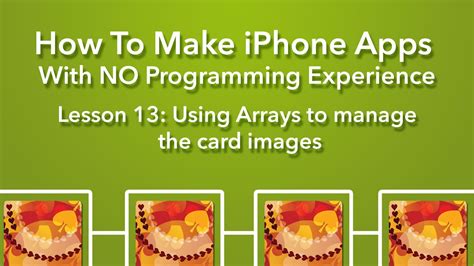 How To Make An App Ep 13 Introducing Arrays In Swift Youtube