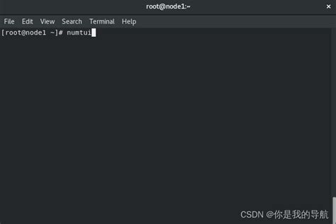 linux网络配置方法nmtui nmtui配置ip csdn博客