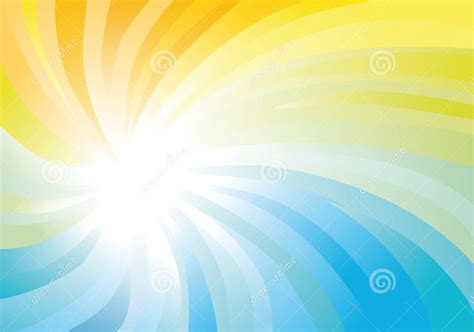 Жовто блакитна абстракція сонячний коловорот