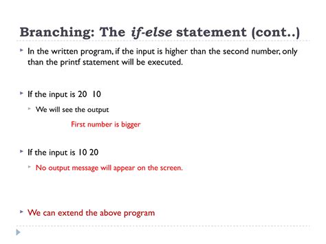 Lecture 9 Control Structures 1 Ppt
