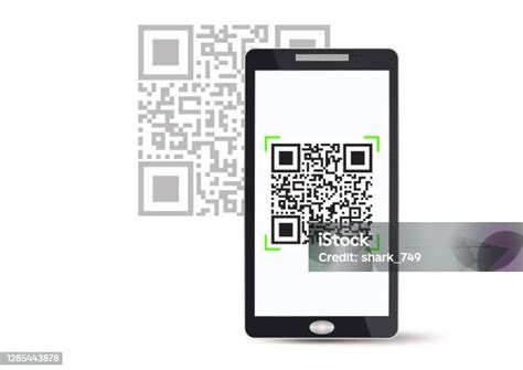 스마트폰 스캐닝 Qr 코드 벡터 일러스트레이션 바코드 스캐너에 대한 스톡 벡터 아트 및 기타 이미지 바코드 스캐너 아이콘
