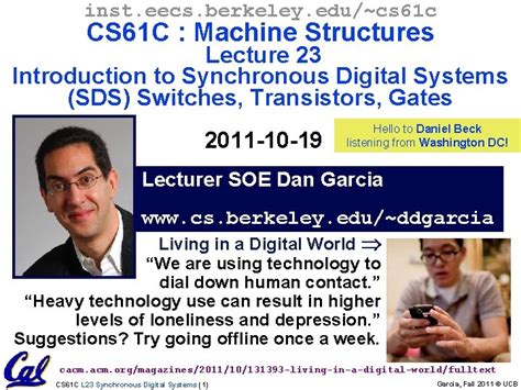 Inst Eecs Berkeley Educs 61 C Cs 61