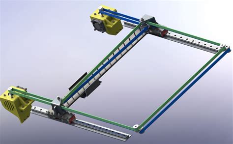 XY移动平台 SOLIDWORKS 2020 模型图纸下载 懒石网