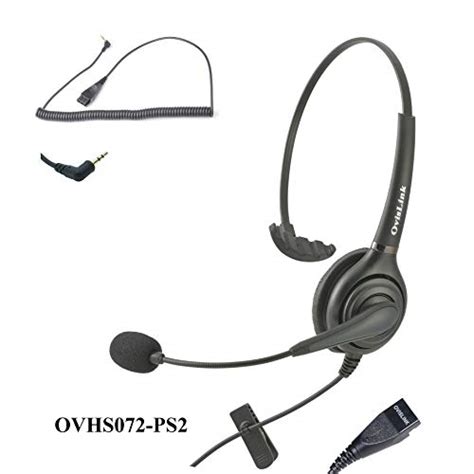 Polycom Soundpoint Phone Headset Noise Canceling Call Center Headset Compatible With Polycom