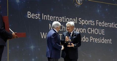 세계태권도연맹 국제대학스포츠연맹 국제경기연맹상 수상