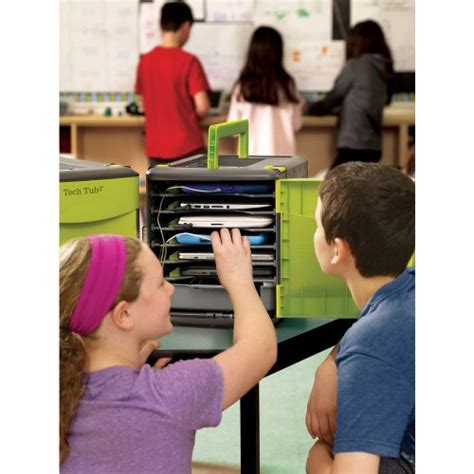 Tech Tub With Large Plug Adapters