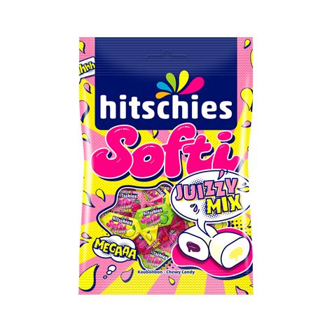Hitschies Softi Juizzy Mix Chewy Candy With Liquid Center