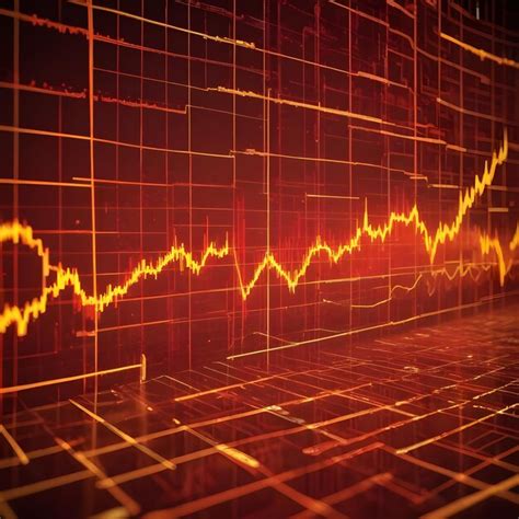 Dynamic Data Showcase Using Glowing Bar Charts And Graphs Generative Ai Premium Ai Generated Image