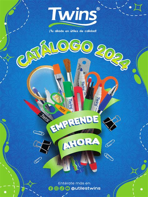Catálogo Twins 2024 Pdf Azul Tecnicas Artisticas