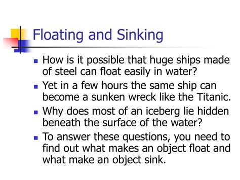 ppt floating and sinking powerpoint presentation free download id