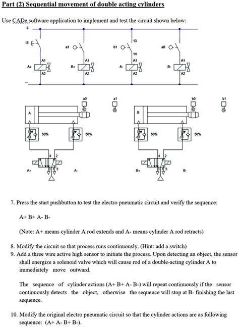 Solved Texts Modify The Circuit By Using Cad Software For Q8 Part 2 Sequential Movement Of