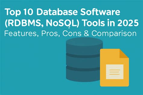 Top 10 Database Software Rdbms Nosql Tools In 2025 Features Pros