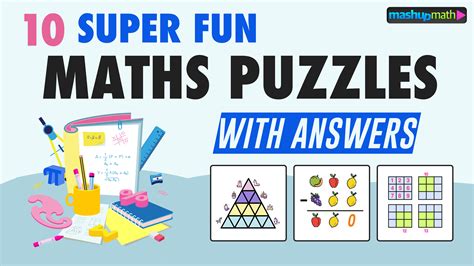 10 Free Maths Puzzles With Answers For Ages 12 — Mashup Math